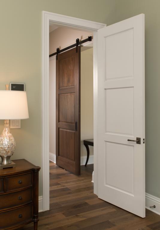 TS3000 | Art Deco 3 Equal Panel Shaker Style Interior Door