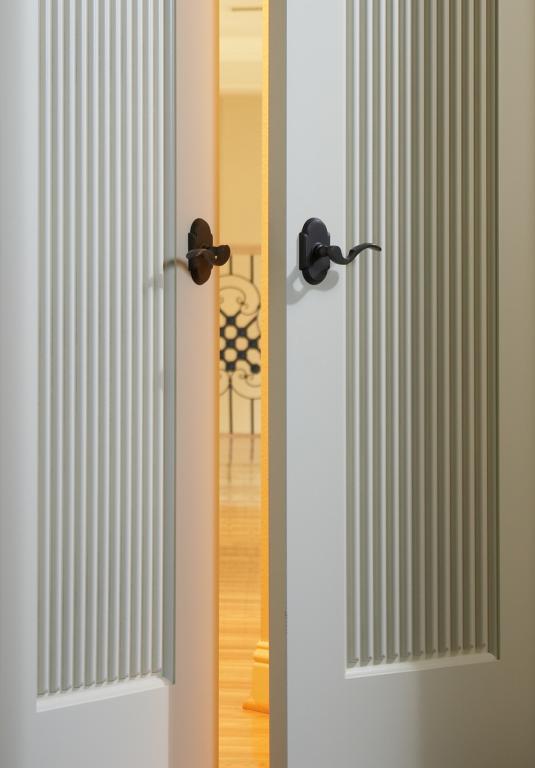 TMB1070 | Curved Top Forced Perspective Vertical Tambour Door