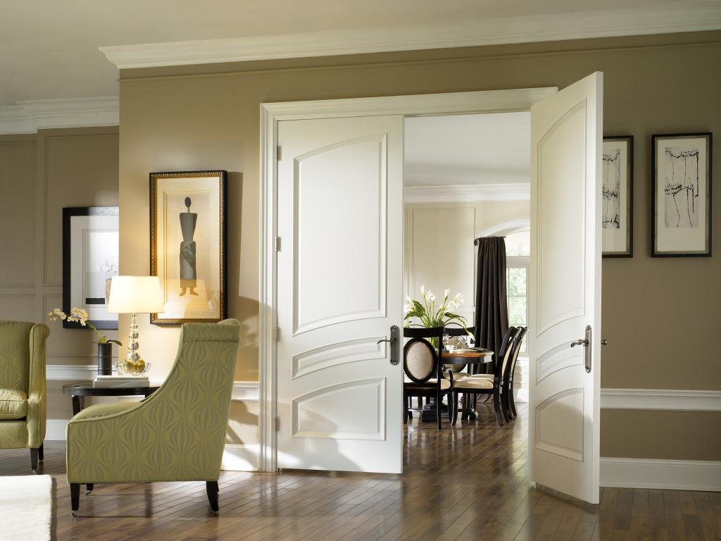 TS3160 | French Country 3 Arched Panel Shaker Interior Door