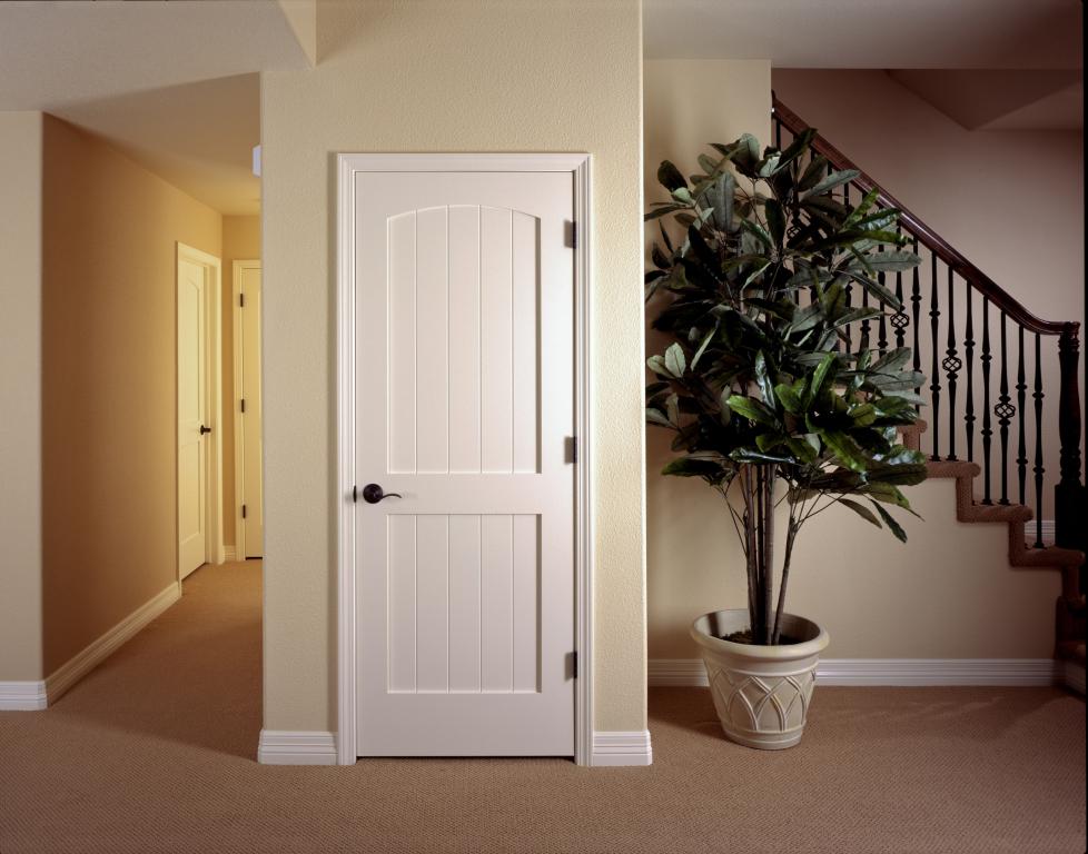 VG2020 | Mediterranean 2 Panel Vertical Plank Interior Door