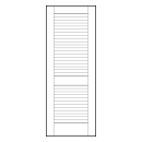 LVR2020 | 2 Panel False or Vented Louver Interior Door | TruStile